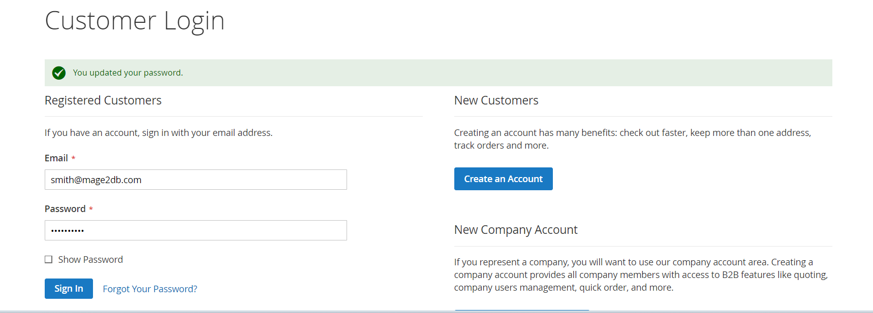 How To Create Adobe Commerce B2B Customer Account & Company Account ...