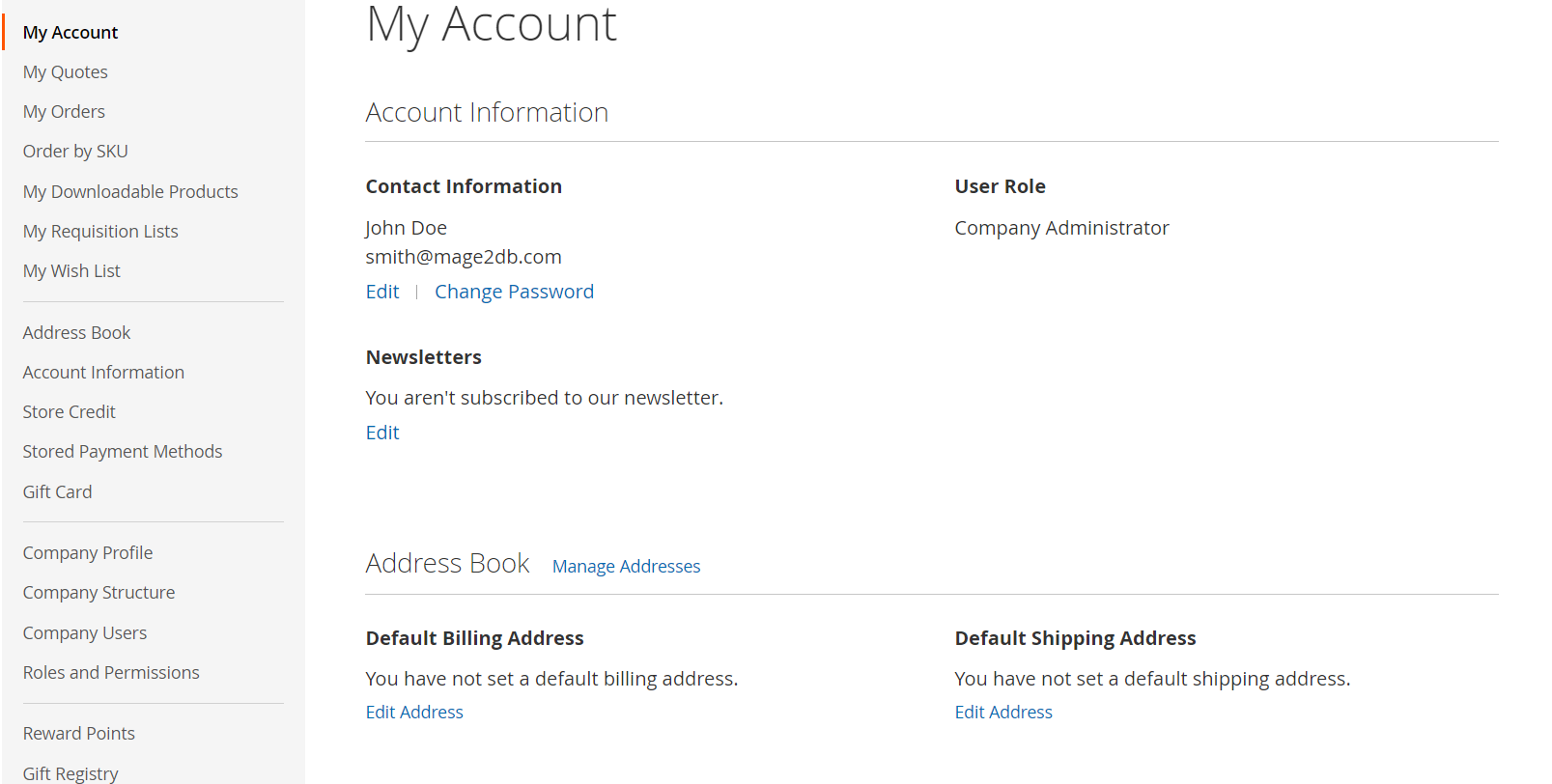 How To Create Adobe Commerce B2B Customer Account & Company Account ...
