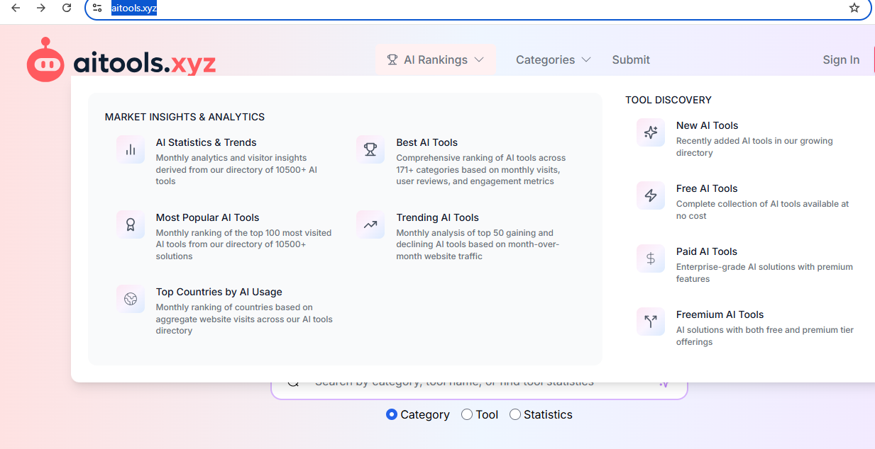 AI Tools To Find & Compare Best AI Tools & Analytics on AI Usage ...